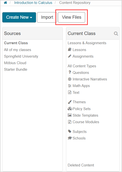 Understand the Content Repository
