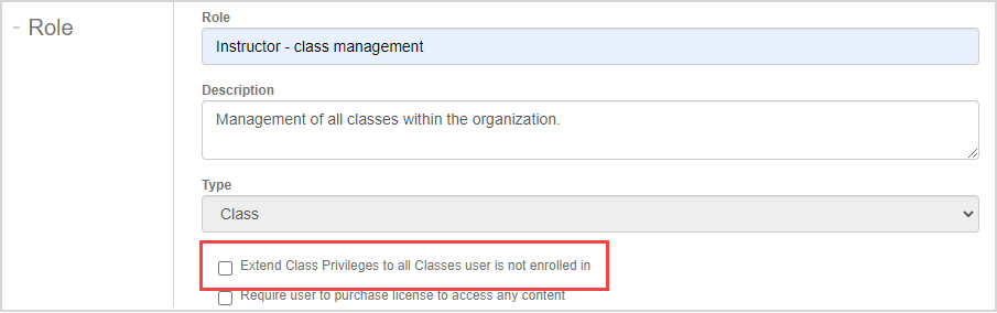 Manage user roles (administrator)