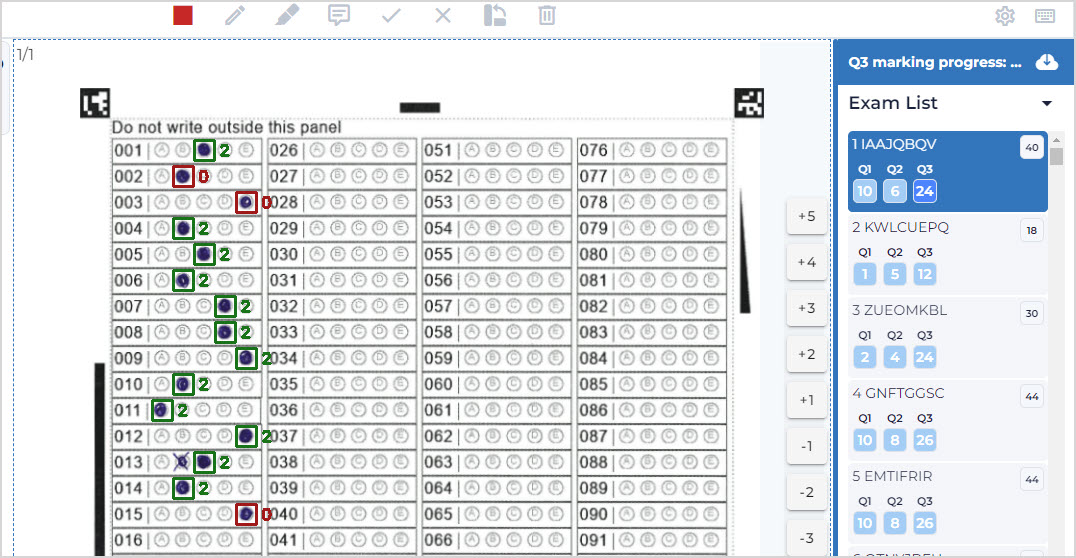 Create a bubblesheet assessment