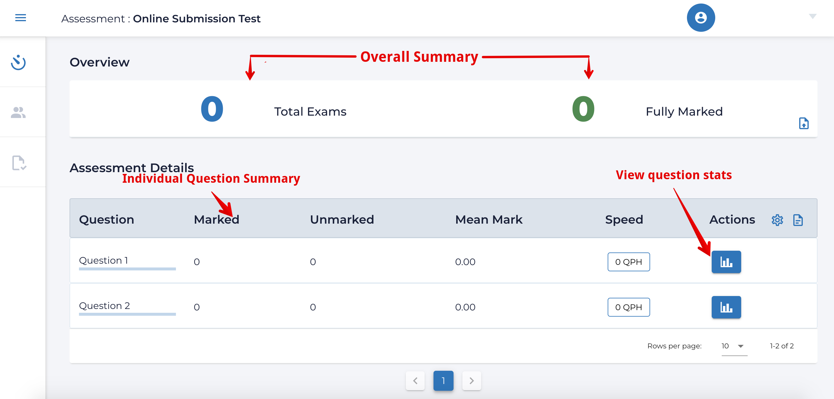 Create an online homework assessment