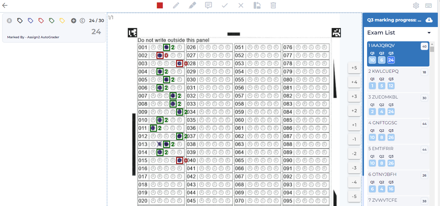 Replace proprietary bubblesheets with Möbius Grading