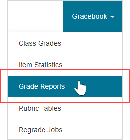 Edit a Grade Report