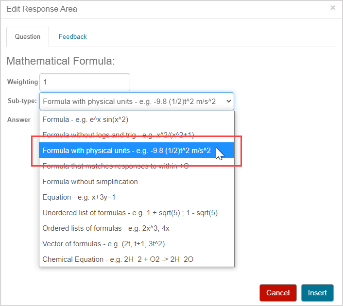 what are formula unit