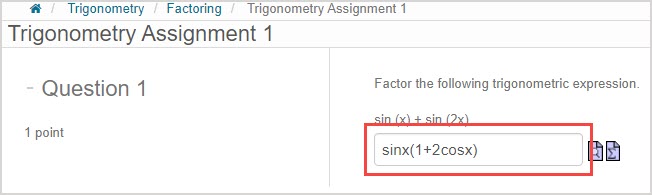 Choose a math entry mode
