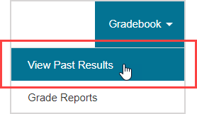 View my past grades